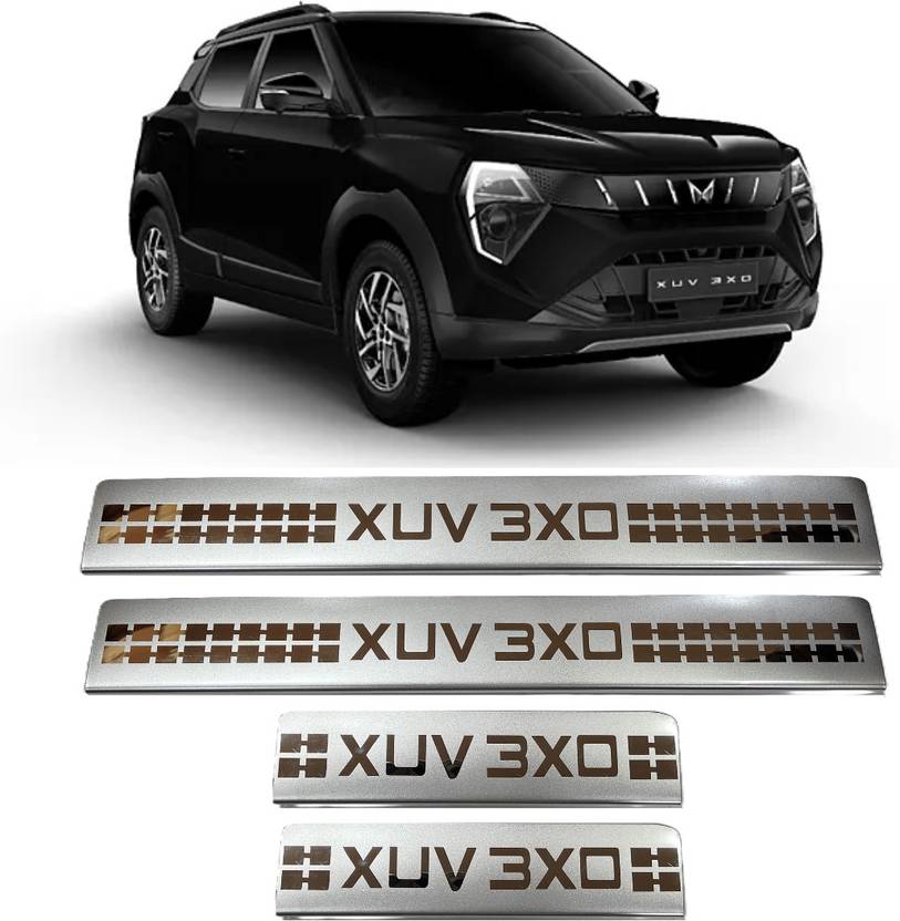 EMPICA MAHINDRA XUV 3XO Sill Plate/Door Foot Step Scuff Plate Steel ...