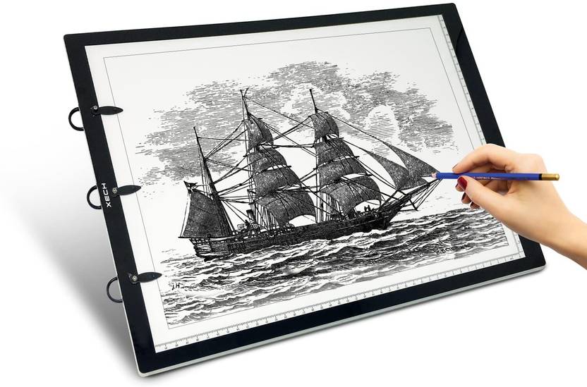 xech LED Drawing Tracing Board for Kids Artists Xray viewer light X ...