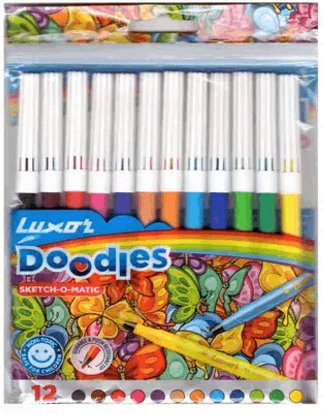 Flipkart.com | LUXOR Doodles Sketch-O-Matic Nib Sketch Pens - sketch pens