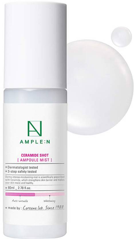 AMPLE:N Ceramide Shot Ampoule Mist | Hydrating Korean Face Mist with ...