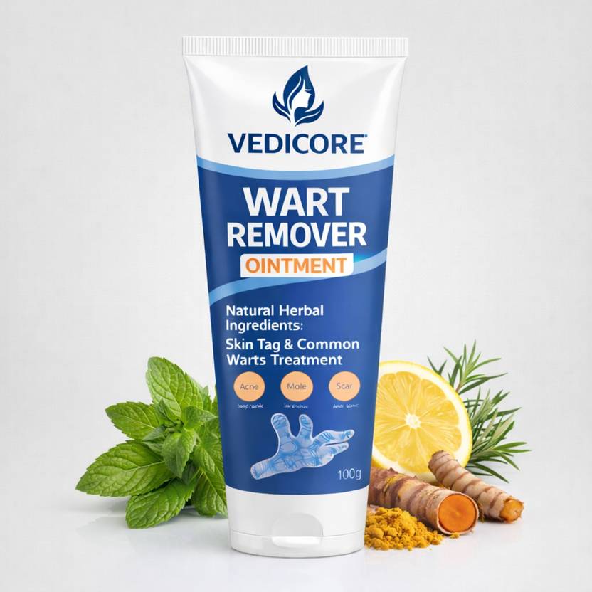 Vedicore Herbal Wart Remover Cream 100gm | Natural Solution for Skin ...