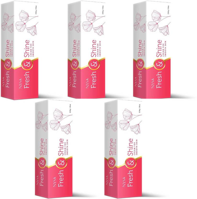 Nysa Fresh and Shine Cream Pack of 5 Price in India - Buy Nysa Fresh ...