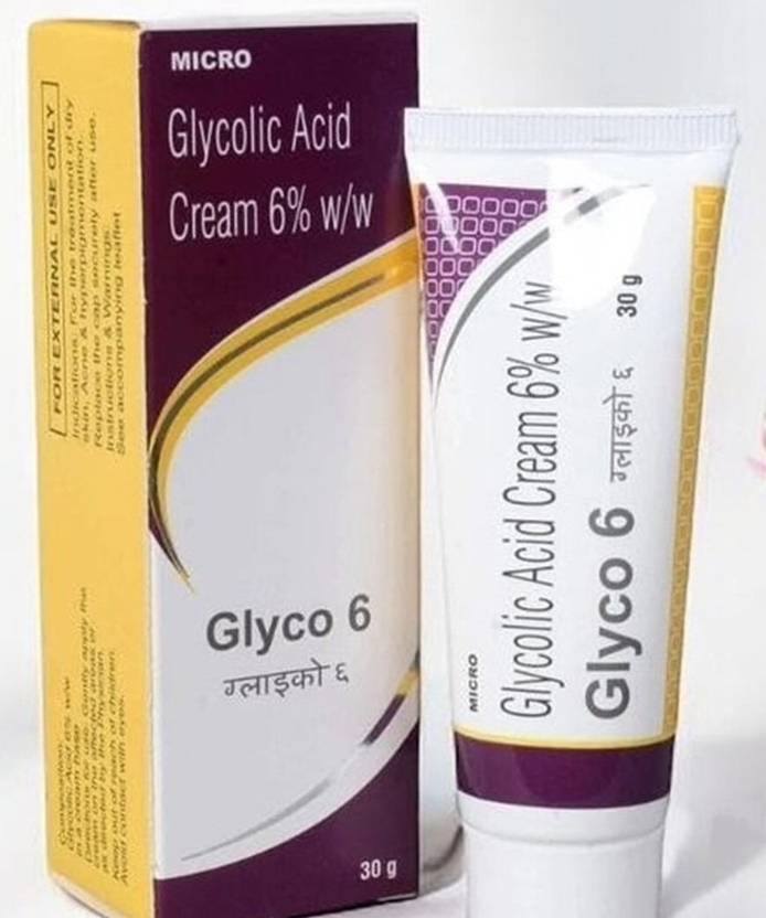 glyco-6 6 Cream - Advanced Glycolic Acid Formula for Skin Rejuvenation ...