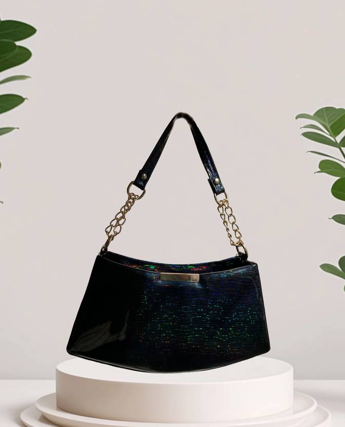 Aaradhya trends Black Sling Bag Black Hand carry Cum Sling bag Black ...