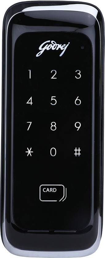 Godrej Locks Advantis Rimtronic RF Digital Lock for Wooden Door | 2 in ...