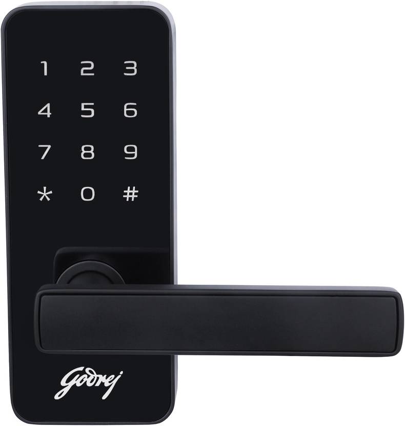 Godrej Locks Catus Touch I Smart Digital Lock For Wooden Door I 2 In 1 ...