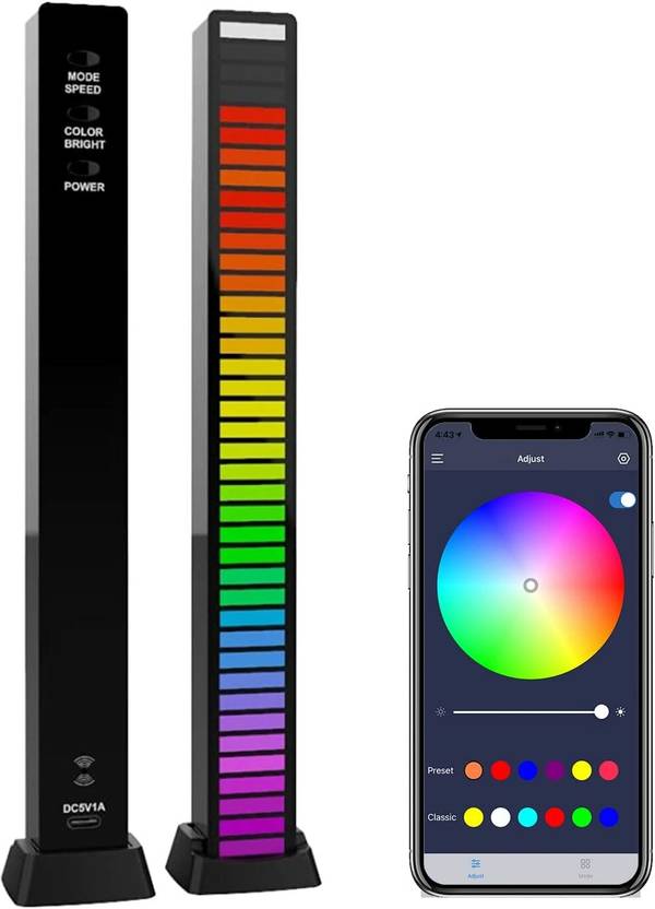Cololight RGB Light Bar for Gaming Room/Rhythm Lights Sound Activated ...