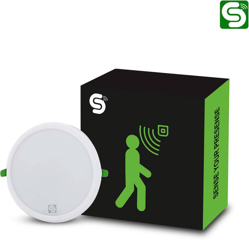 ESYSENSE 15W Motion Sensor Panel Light, Surface Mount Light, Auto On ...