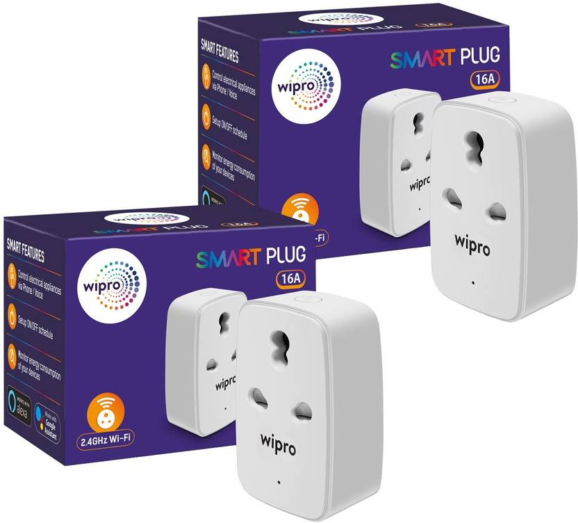 Wipro 16A WiFi Smart Plug Price in India - Buy Wipro 16A WiFi Smart Plug online at Flipkart.com