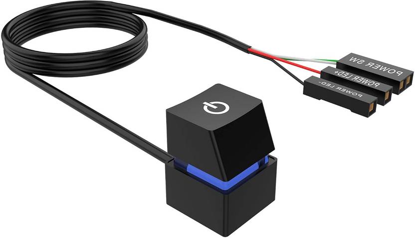 HASTHIP Desktop Computer Power Switch, Computer On/Off Switch, External ...