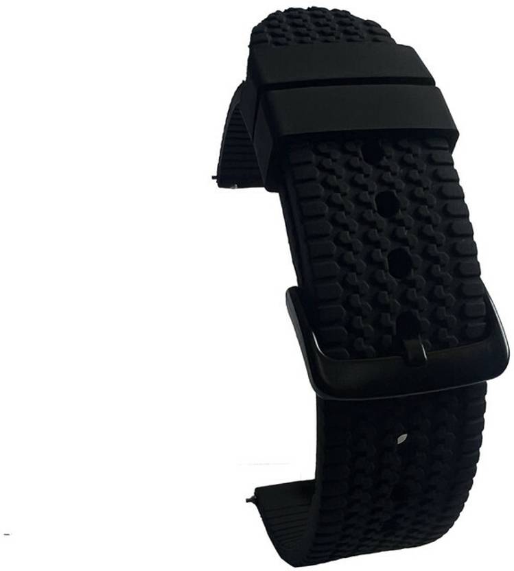 Melfo Textured Rubber Strap Compatible for Boult Drift Plus Smart Watch ...