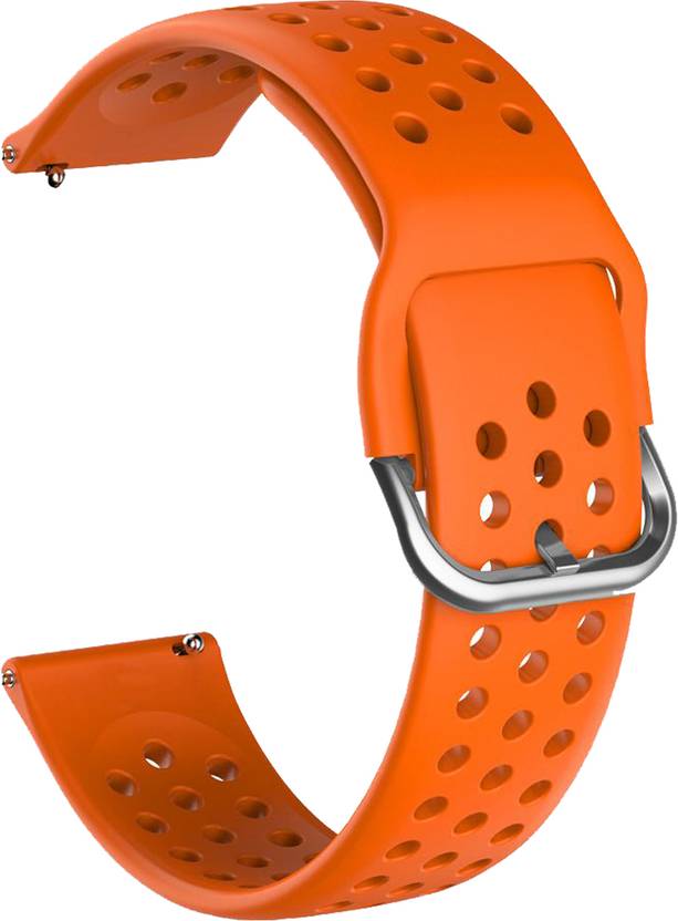 ACM Watch Strap Dot Belt for Ptron Force X12n Smartwatch Band Orange ...
