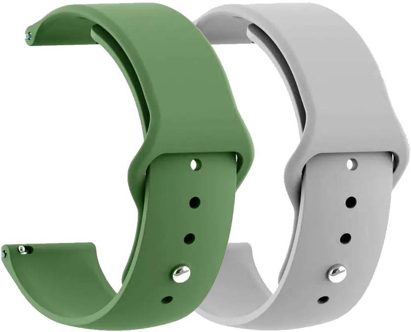 AOnes Pack Of 2 Silicone Belt Watch Strap For Noise Evolve 3 Smart aones-pack-of-2-silicone-belt-watch-strap-for-noise-evolve-3-smart