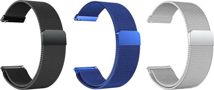 ACM Pack of 3 Watch Strap Magnetic for |Pebble Bravo Smartwatch 3632235 ...