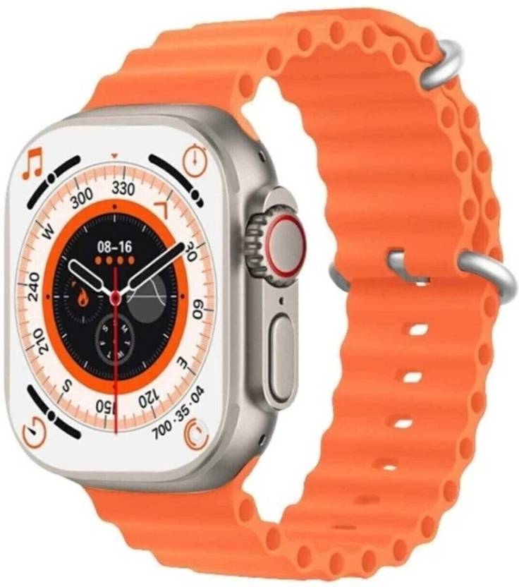 LOFTYTECH t 10 ultra orange Smart Watch Display, Bluetooth Calling ...