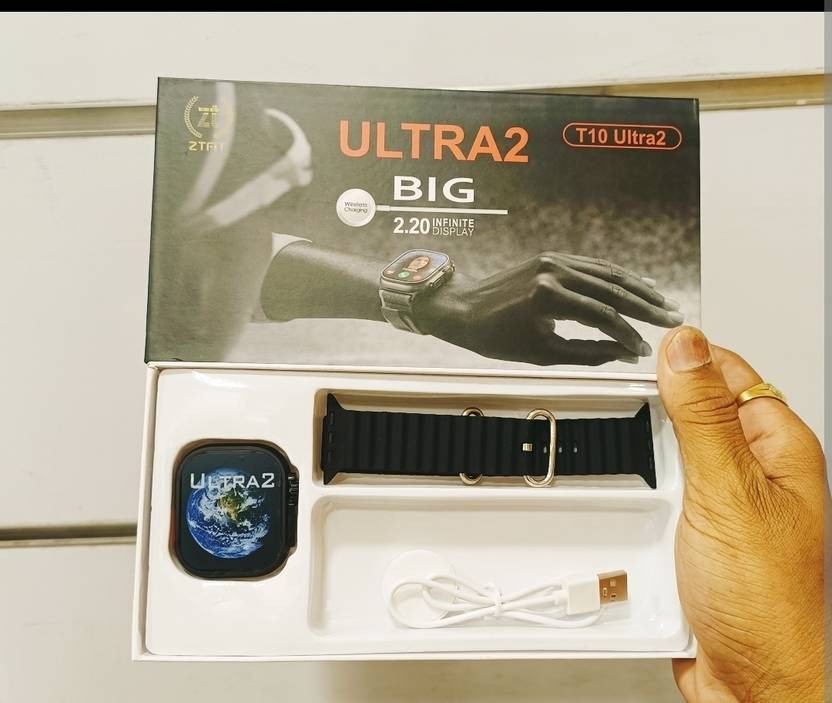 hjh T 10 ultra 2 watch big 2.20 display Smartwatch Price in India - Buy ...