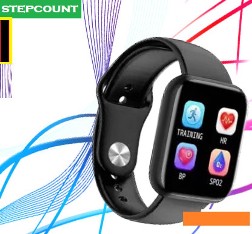 Bygaura H1813_Y68 MAX STEP COUNT SMARTWATCH BLACK (PACK OF 1 ...