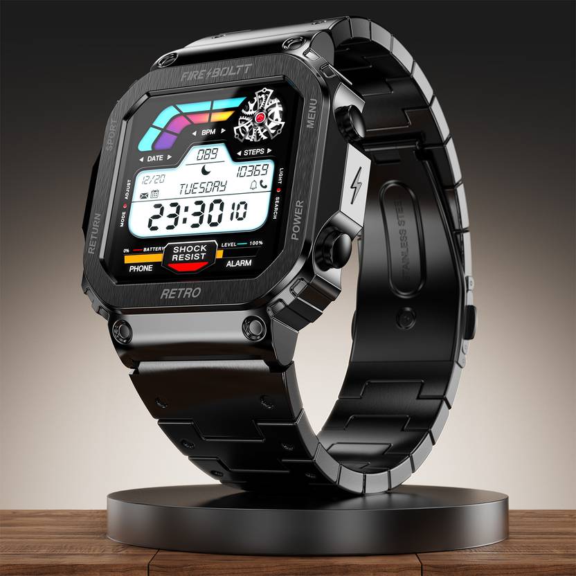 Fire-Boltt Retro 39.1mm (1.54) Display, Bluetooth call, Voice ...