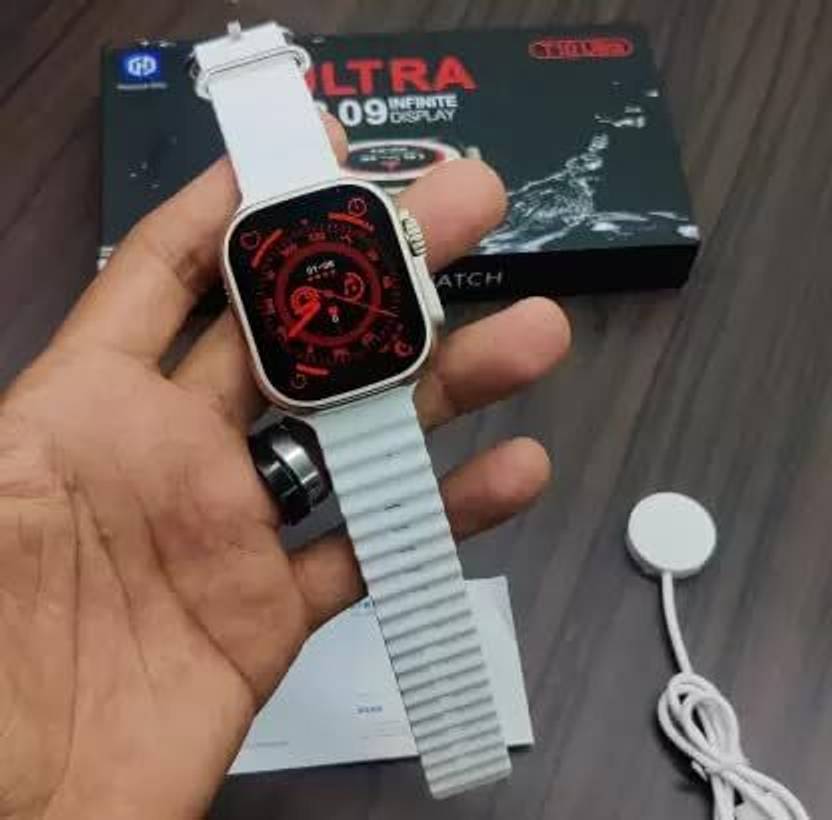 TECHNUV T10 Ultra 2.09 Smart Watch-Infinite Display, Wireless Charging, Fitness Tracker ...