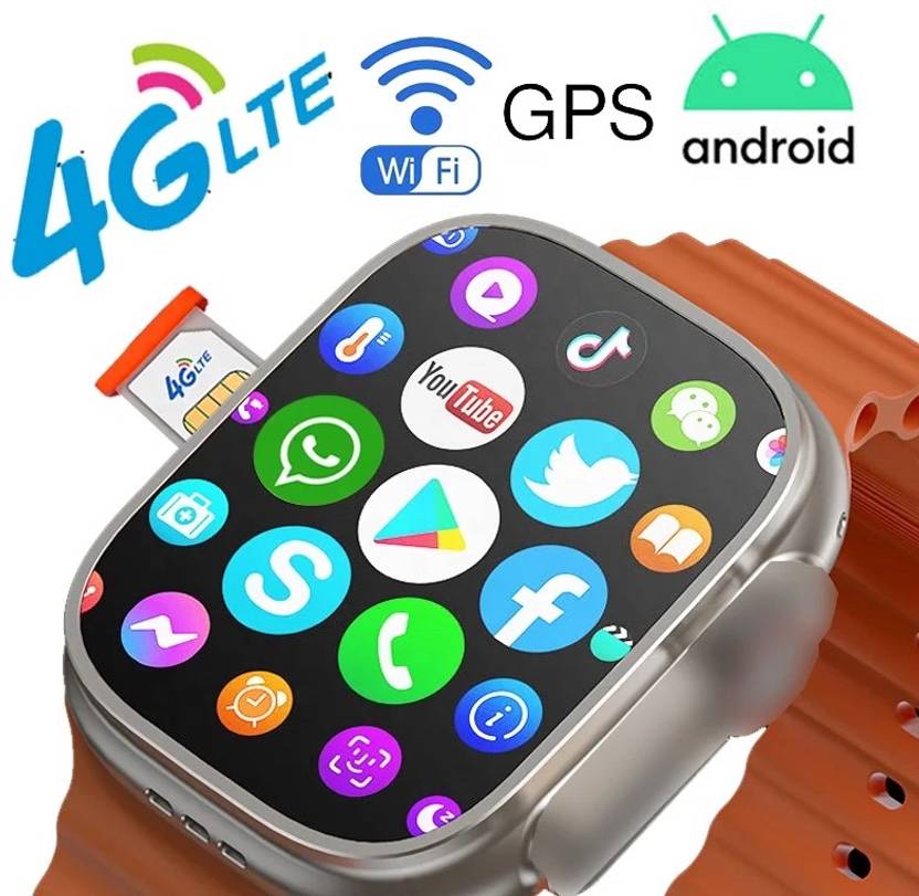 maavi New S8 ULTRA Smart Watch Wifi GPS 4G Network 1GB RAM 16GB Storage ...