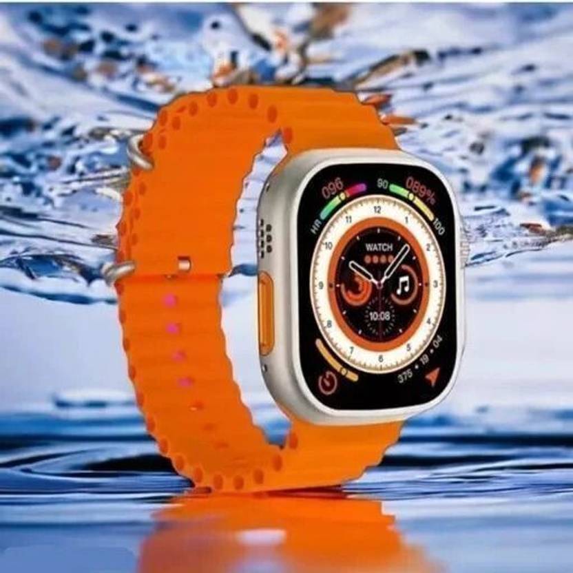 LOFTYTECH t 10 ultra orange Smart Watch Display, Bluetooth Calling ...