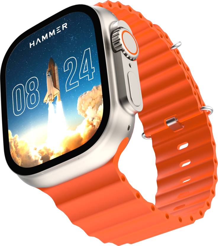 Hammer Active 2.0 Ultra 1.95" Always on display, Bluetooth Calling ...