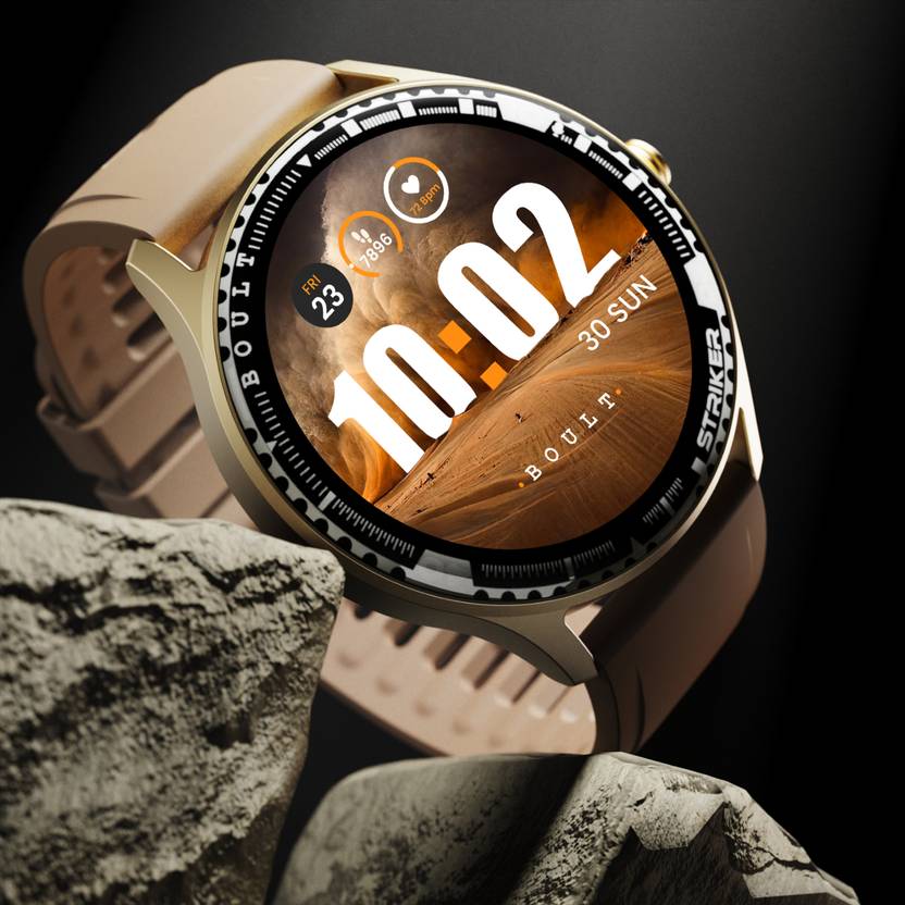 Boult Striker Bluetooth Calling, Health Tracking, Zinc Alloy Frame, 100 ...