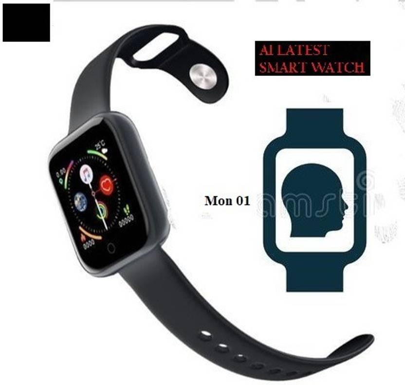 Jocoto S2343 D20_PLUSSTEP COUNT SLEEP TRACKER SMART WATCH BLACK(PACK OF ...