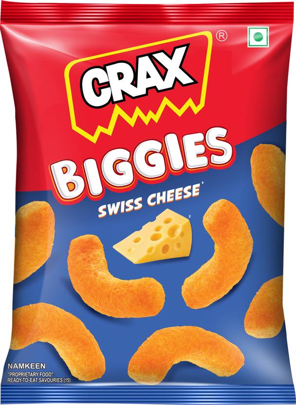 CRAX Biggies Swiss Cheese Puff Snacks Price in India - Buy CRAX Biggies ...