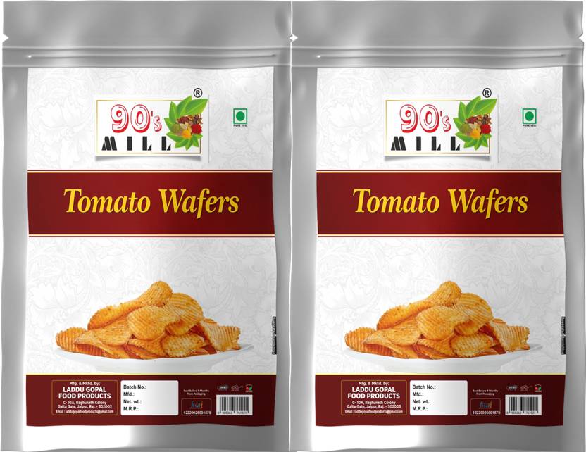 90's MILL Maya Rashtra Tomato Peri Peri Potato Chips Aloo Chips Wafer ...