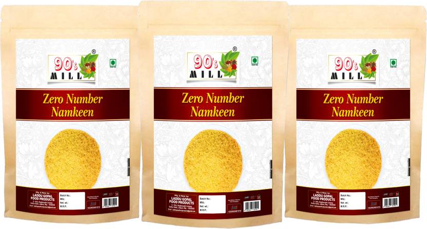 90's MILL Rajasthani NAMKEEN SEV BHEL CHAAT SEVPURI Non Spicy Zero Sev ...