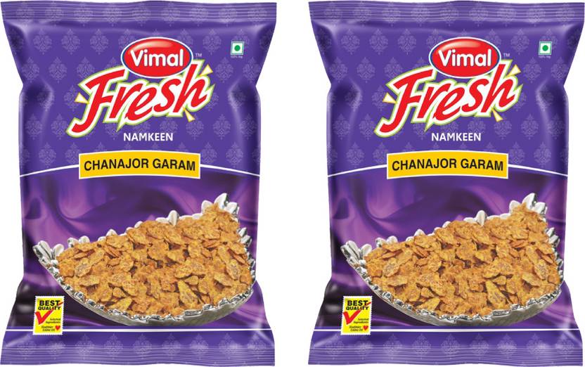 VIMAL Fresh Chana Jor Garam - Authentic Indian Snack, 400gm X 2 ...
