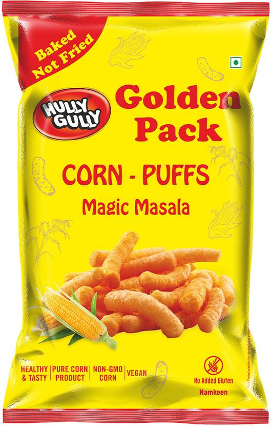 Hully Gully CORN PUFFS MAGIC MASALA Price in India - Buy Hully Gully ...