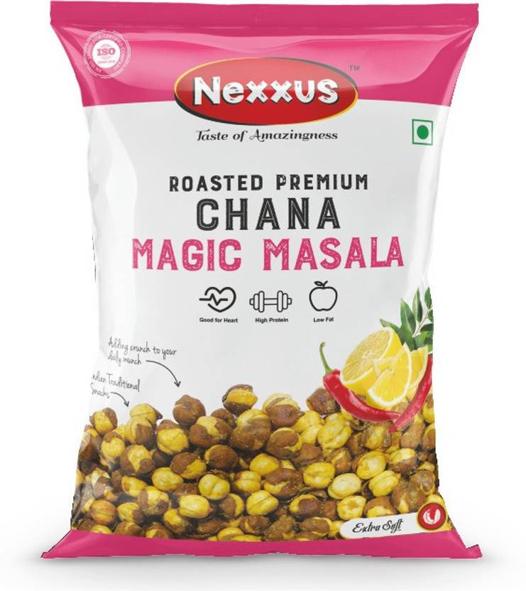 Nexxus Roasted Magic Masala Chana | 180 Gram Each | Pack of 8 Price in ...