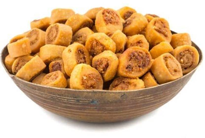 N.S ENTERPRES Mini Bhakarwadi (900)gms Crunchy, Light and Flavourful ...