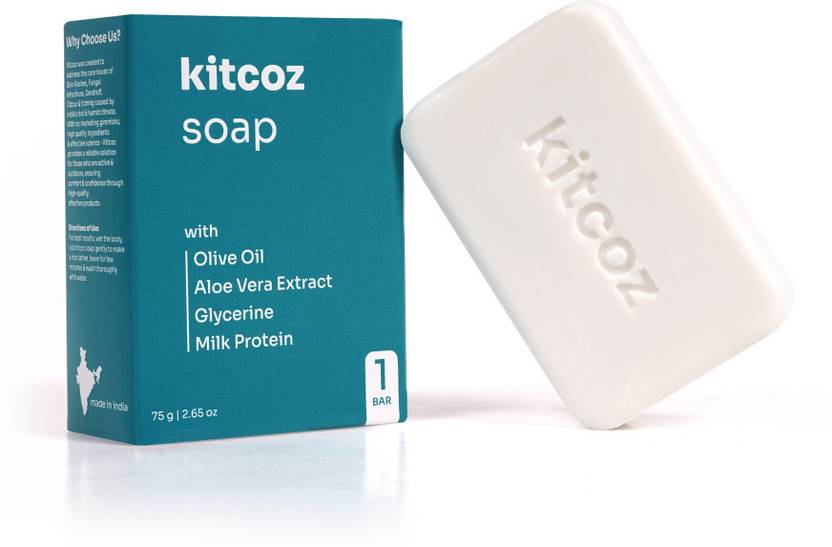 Kitcoz Anti Fungal & Anti Itching Soap With Tea Tree Oil For Fungal ...