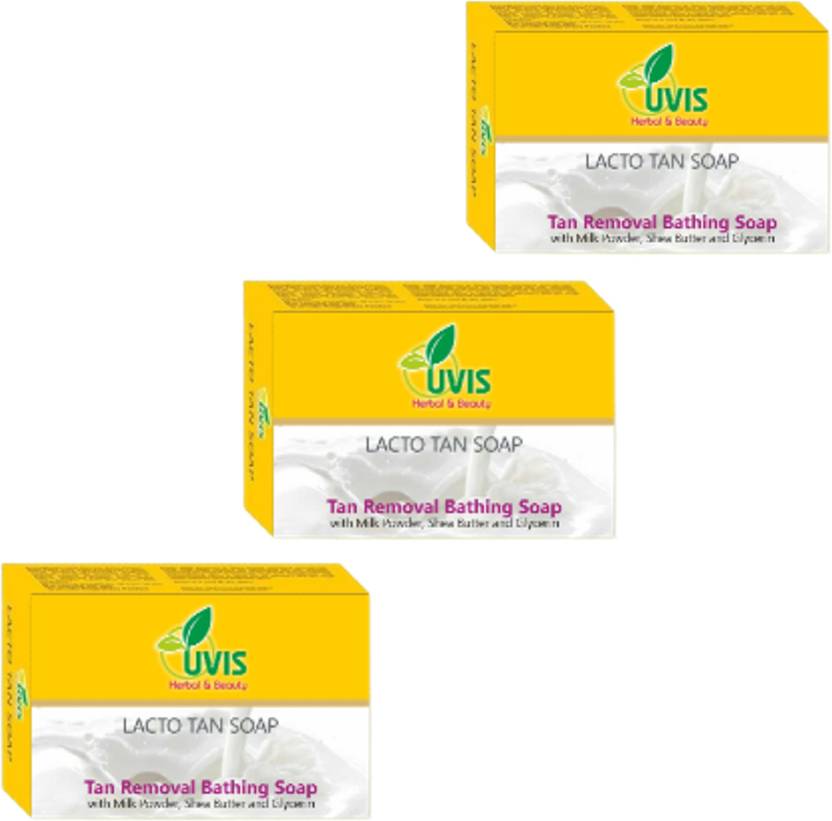 UVIS Herbal & Beauty Lacto Tan Soap (Pack of 3) - Price in India, Buy ...