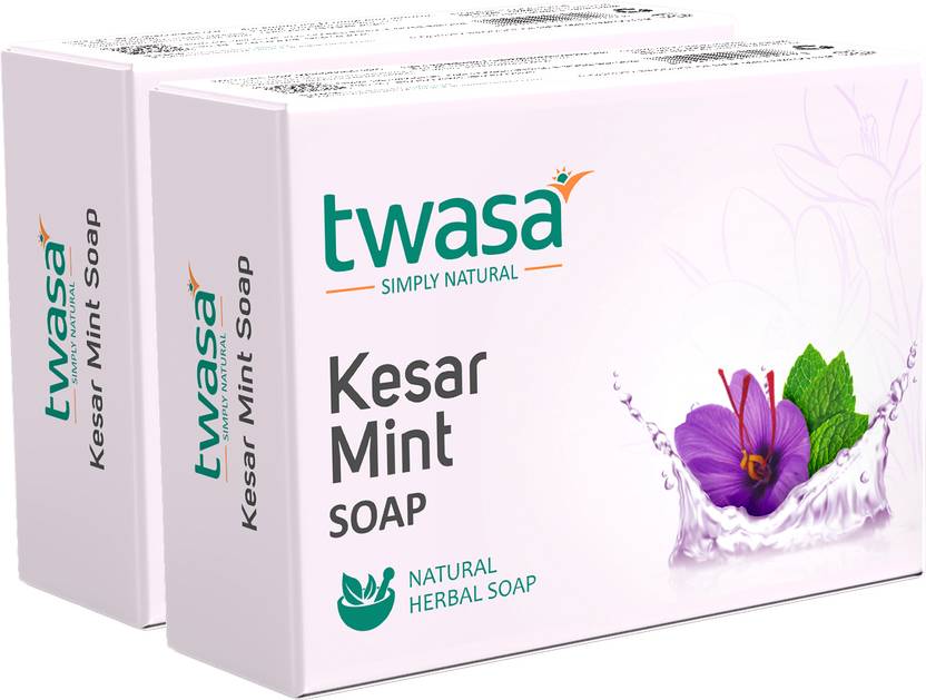 Twasa Kesar Mint Bath Soap | ayurvedic saffron kesar soap for face pimples - Price in India, Buy ...