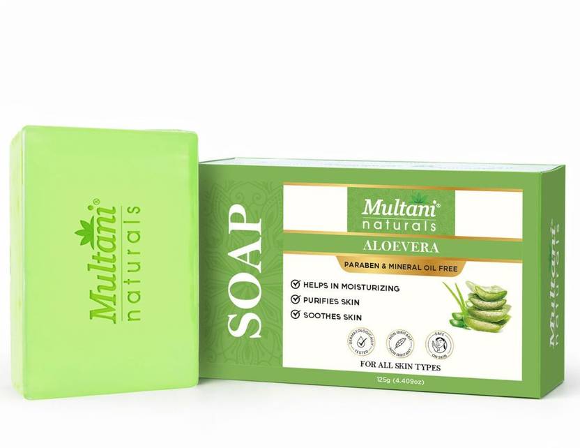 Multani Natural Aloe Vera Handmade Soap I Moisturize & Hydrate Skin ...
