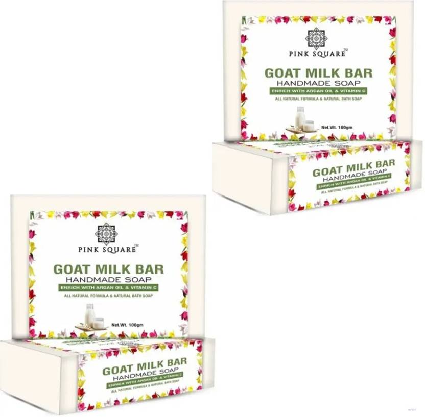 Pink Square Goat Milk Soap - Restores Beautiful Aura - Price in India ...