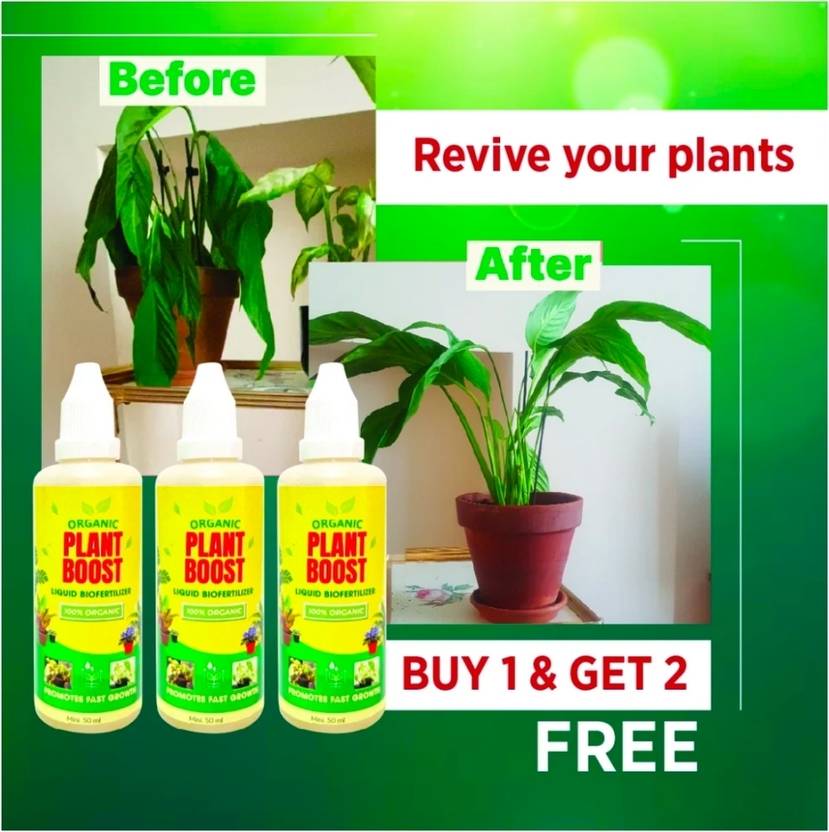 GREEN BLISS Plant Boost Liquid Biofertilizer for All Crops,Organic ...