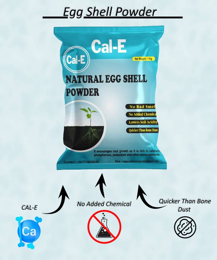 MAPS & ASSOCIATES Cal-E Egg Shell Powder,Natural Soil Manure For Plant ...