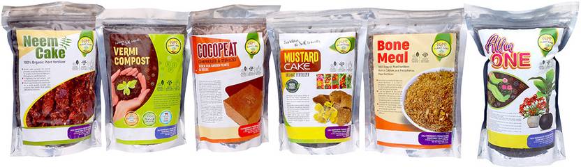 KN Plant Care Soil with Neem Cake, Vermi Compost, Cocopeat, Mustard ...