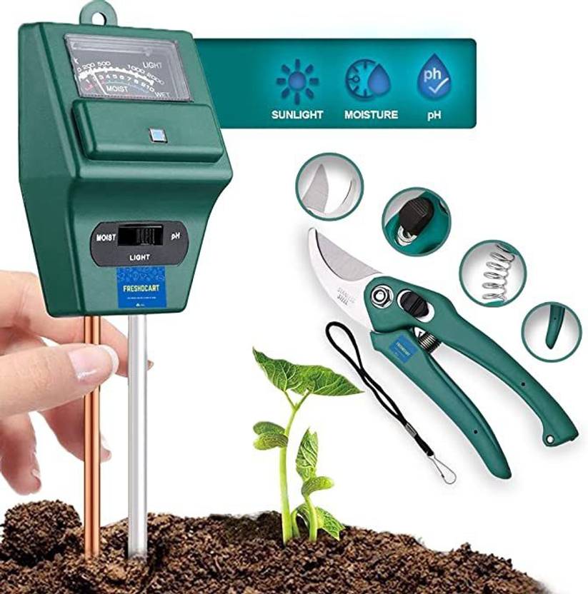 FreshDcart 3 in 1 ph meter and Garden Scissor Meter Acidity Indoor and ...