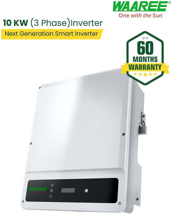 WAAREE 10kW three Phase Solar On Grid Inverter MPPT Solar Charge ...