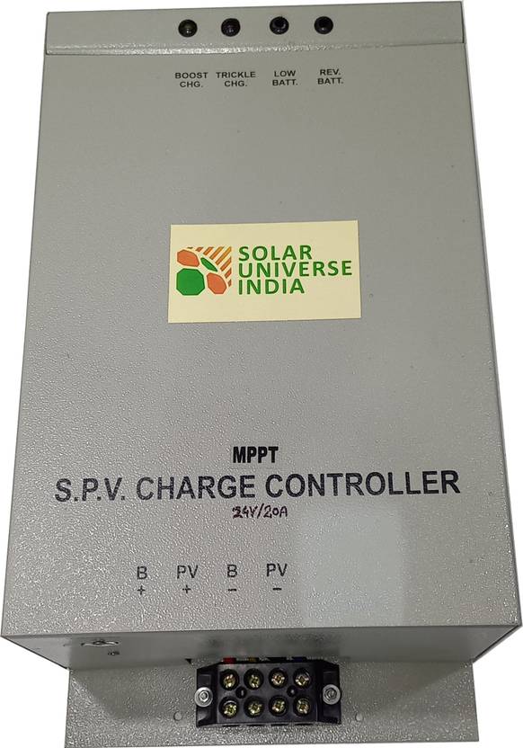 SOLAR UNIVERSE INDIA MPPT Solar Charge Controller 24V-20Amps with LED ...