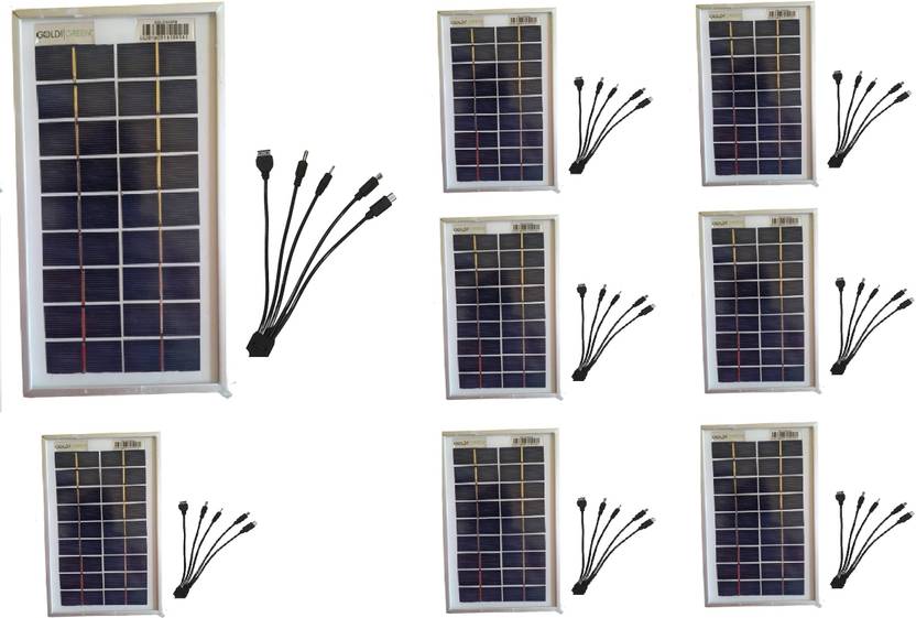 VOLTA INDIA 3W MINI Solar Panel Aluminium Frame With Multiport USB ...