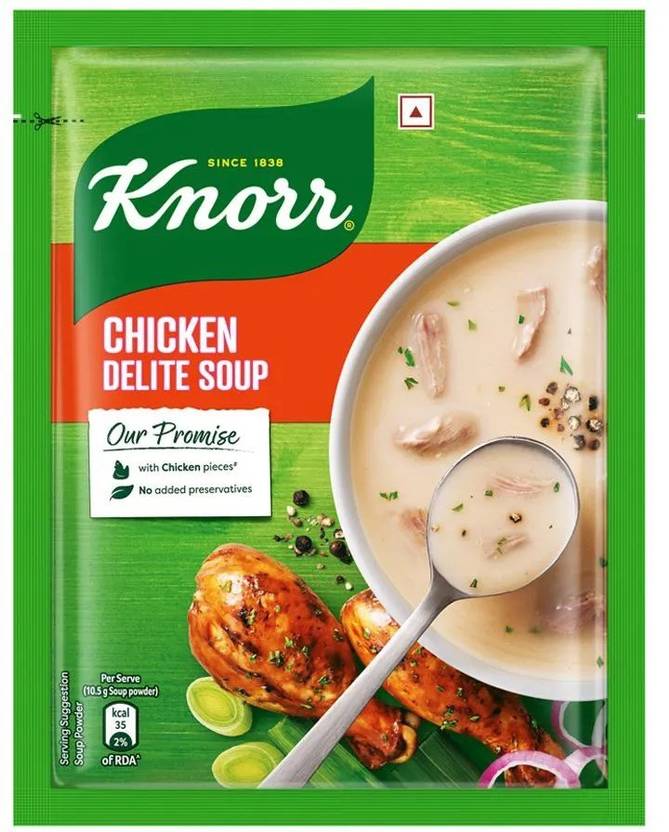 Knorr Chicken Delite Soup, 42g Price in India - Buy Knorr Chicken Delite Soup, 42g online at ...