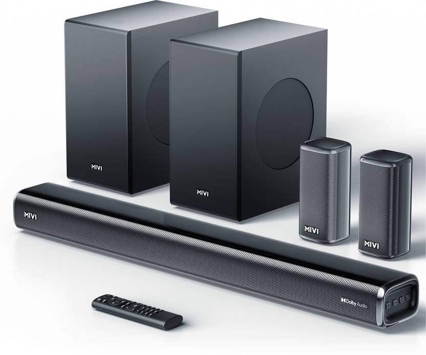 Buy Mivi Fort H880 Soundbar, Dual Subwoofers, Dolby Audio, 880 Watts, 5.2 Channel 880 W ...