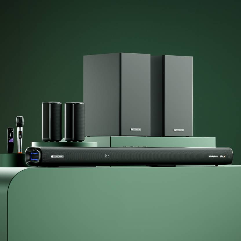 Buy ZEBRONICS Juke Bar 9900 (SBSPK C3), Dolby Atmos, DTS X, Wireless ...